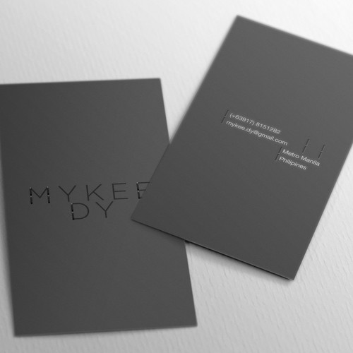 Business Card (Bold, Minimalist, Edgy, Sophisticated, Serious) Business ...