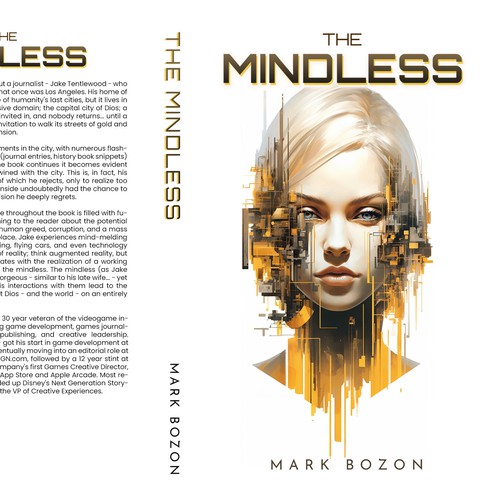 Designs | Novel Cover: The Mindless - Welcome to the Greatest City in ...