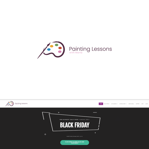 Designs | New Logo For Painting Lessons with Marla | Logo design contest
