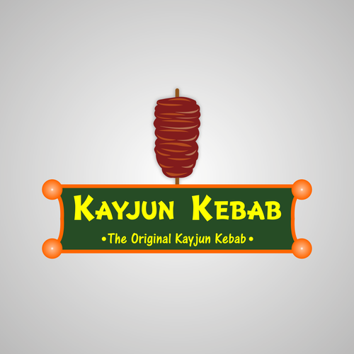 Create a great logo for my new mixed kebab product called 'Kayjun kebab ...