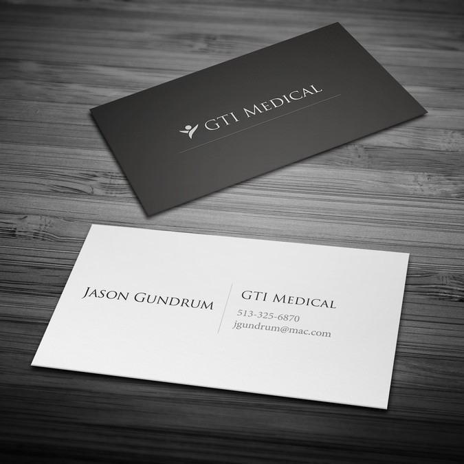 design a business card for a medical device sales company | Business ...