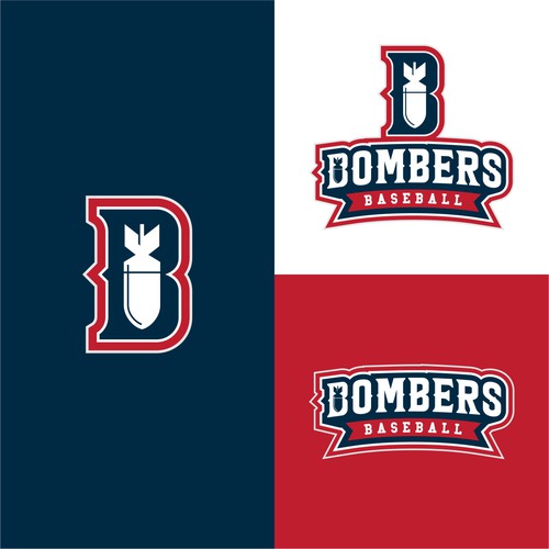 Bombers Baseball Logo