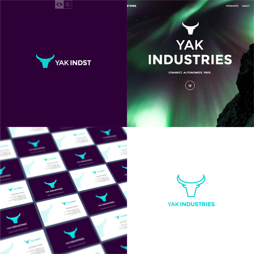 yak Industries needs a robotically inspired yak logo | Logo design contest