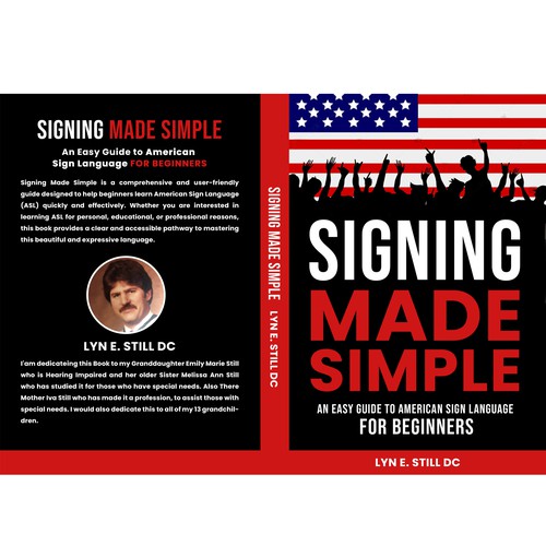 Designs | Illustration to appeal to Beginners of ASL | Book cover contest