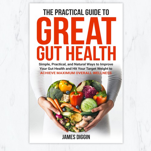 Designs | Design a cover to get people pumped about gut health | Book ...