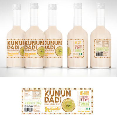 Bottle Design, Custom Beverage Label Design | 99designs