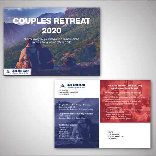 Christian Couples Retreat Flyer