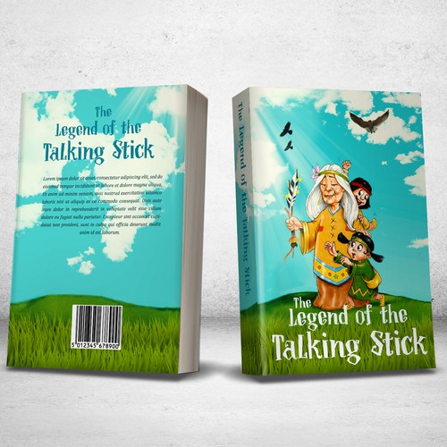 Children's Book telling the legend of the Talking Stick | Illustration ...