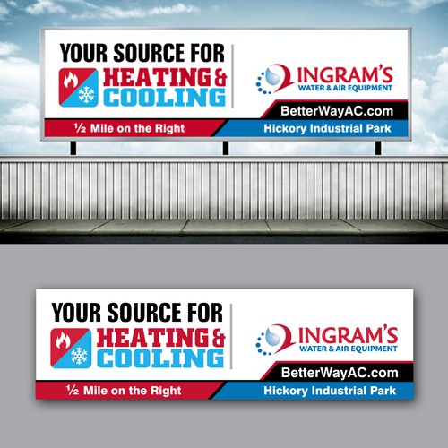 Design an eye-catching Billboard for a leading HVAC Company | Signage ...