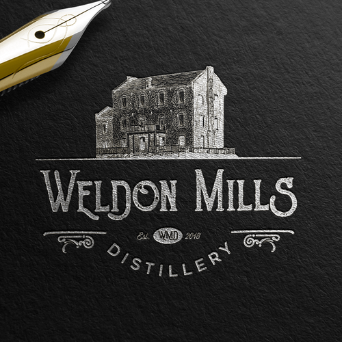Logo for Distillery with Historic House | Logo & brand identity pack ...