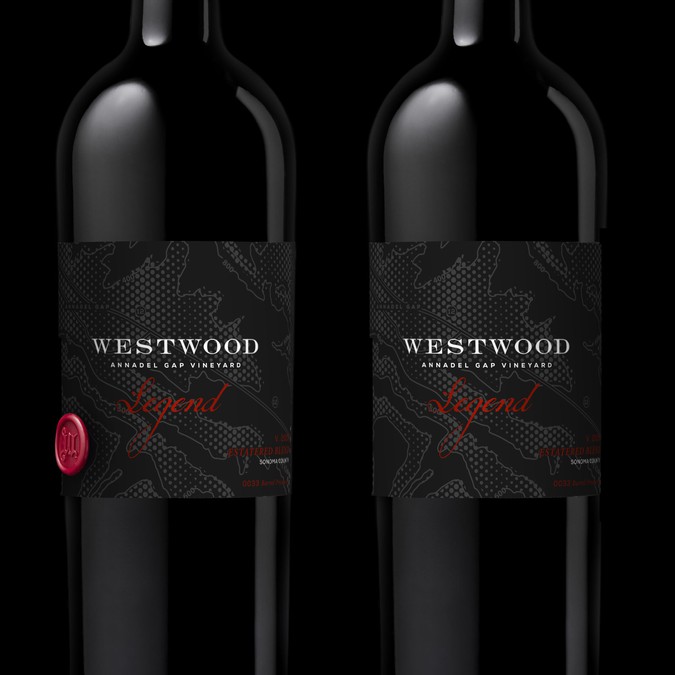 Westwood Wine - Legend Red Wine Blend | Product label contest