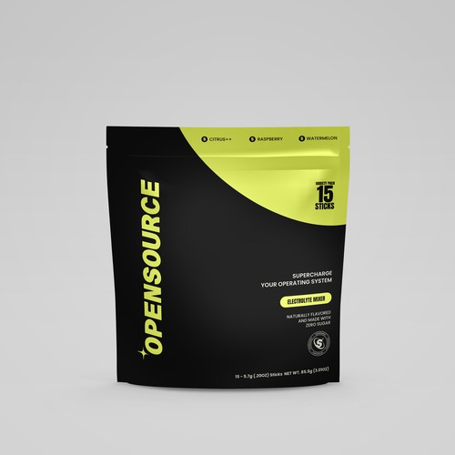 Designs | Electrolyte Powder Packaging Design for a Retro-Techy Brand ...