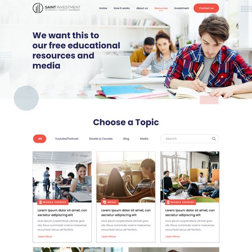 Designs | Fintech Site Design for LARGE $100M Investment Company ...