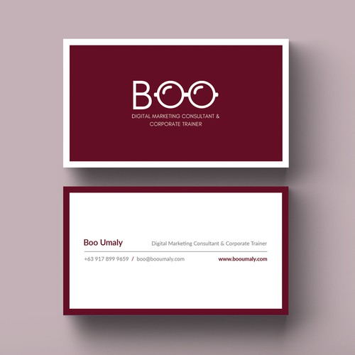 Simple business card for a corporate consultant practice | Business ...