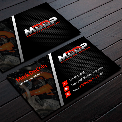 Heavy duty diesel truck parts business card! | Business card contest ...