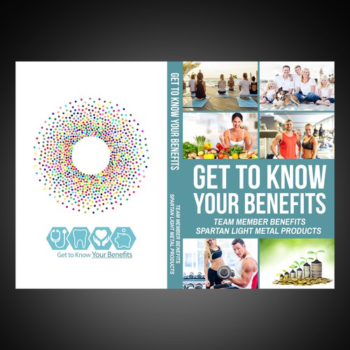 Design of front and back cover for employee benefits booklet | Book ...