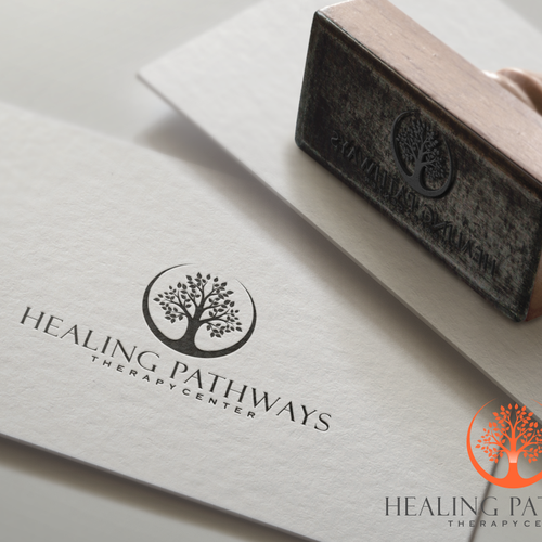 Create a simple tree/path image for Healing Pathways Therapy Center ...