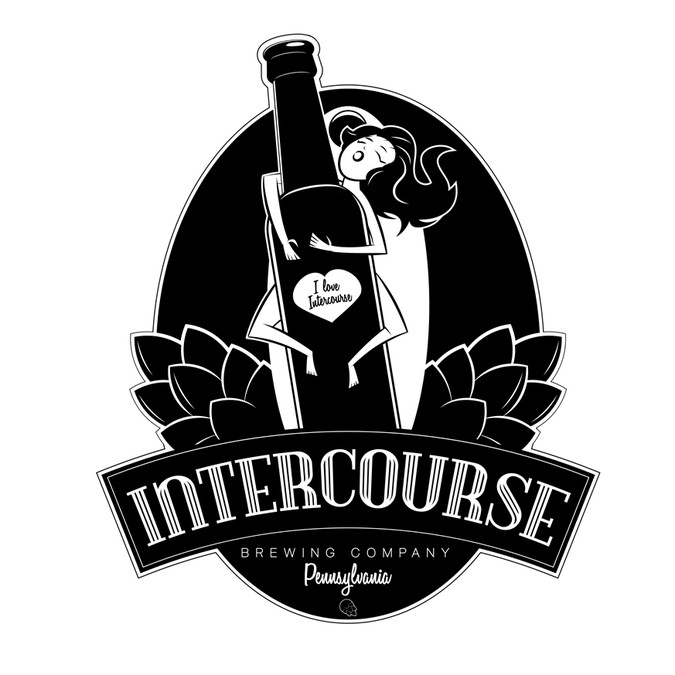 create a powerful sexually risky pin up logo for Intercourse Brand ...