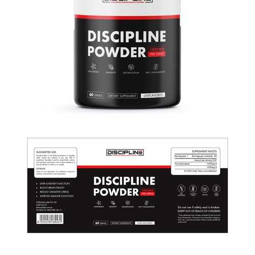 Designs | Exciting & Eye Catching! Supplement bottle label required ...
