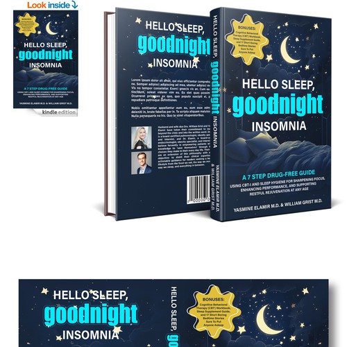 Designs | Sleep Book Cover Needed | Book cover contest