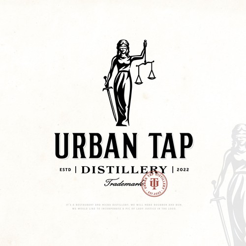Designs | Lady Justice logo for a micro distillery | Logo design contest