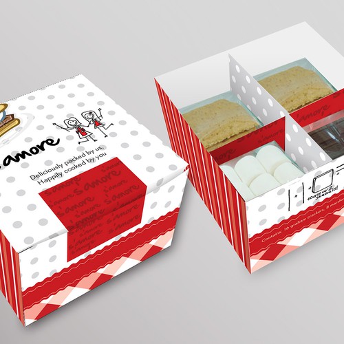 Create a fun packaging design for DIY s'more kit! | Product packaging ...