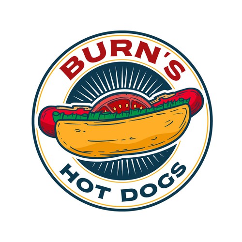 Designs | Design a logo for a Chicago-style hot dog stand | Logo design ...