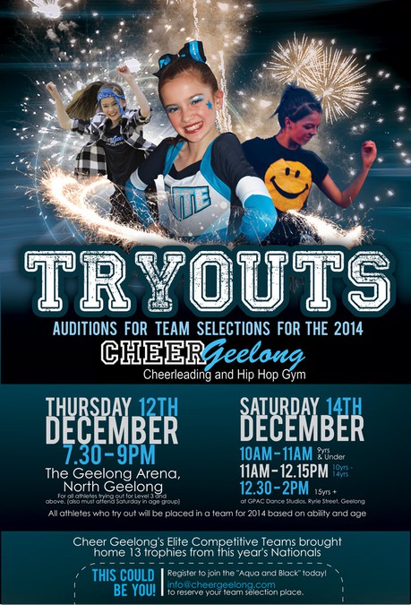 cheer-and-dance-teams-2014-tryouts-flyer-postcard-flyer-or-print
