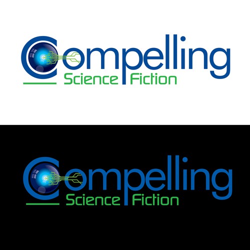 Create an inspiring science fiction magazine logo for Compelling ...