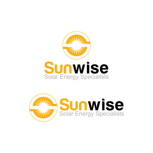 Create a modern and contemporary business logo for Sunwise Solar Power ...