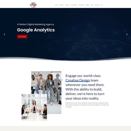 Designs | Handy Optimal | Web page design contest