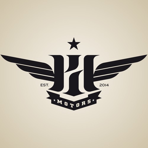 Create a edgy logo for BA Motors, a licensed luxury & sports car dealer ...