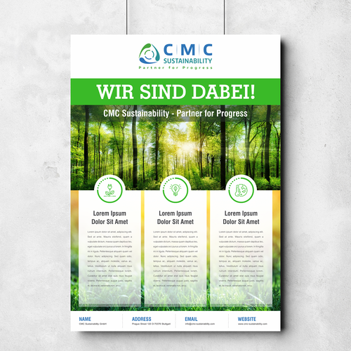 Create a poster for a sustainability project | Poster contest