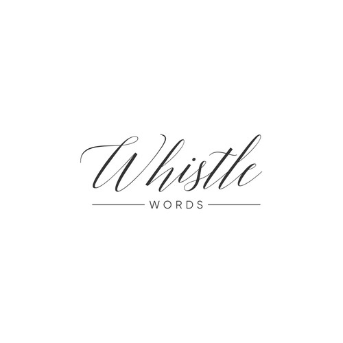 Whistle Words: Visual Poetry | Logo design contest