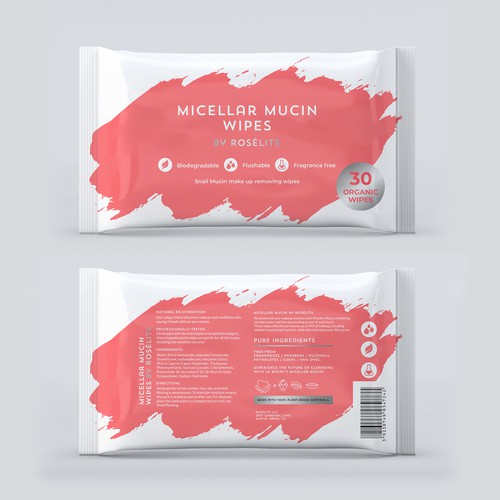 Designs | Make-up remover Wipes packaging | Product packaging contest