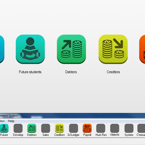 ** REVISED** Sample set of icons for Synergetic School Management ...