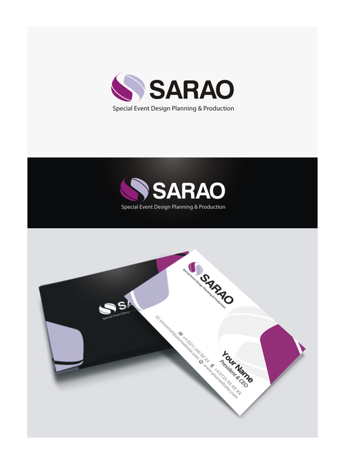 Create the next logo and business card for SARAO - Special Event Design ...