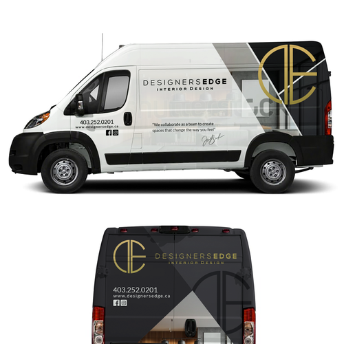 Designs | Creative Van Wrap for Interior Design Firm (Lots of info in ...
