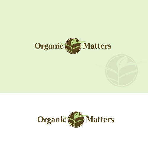 Design an organic fertilizer logo for OrganicMatters fertilizer pellets ...