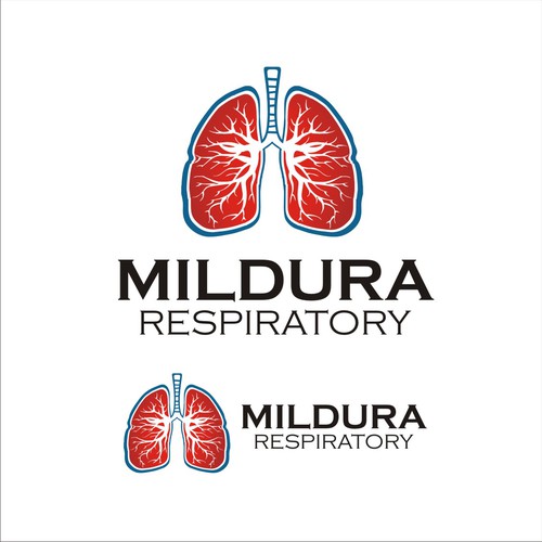 Create a professional, sophisticated logo for a lung function testing ...