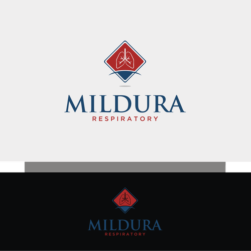 Create a professional, sophisticated logo for a lung function testing ...