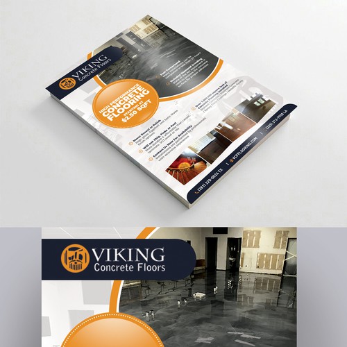 Create a captivating & impactful flyer for concrete flooring - many ...