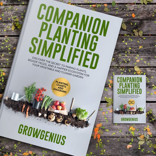 Designs | Companion planting book cover that grabs attention and ...