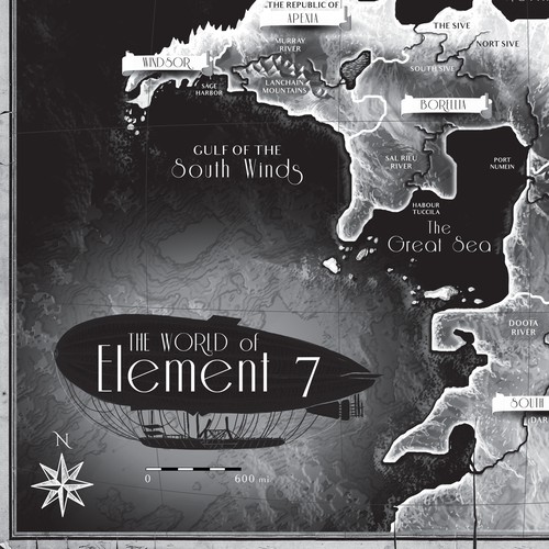 World Map for a Dieselpunk Spy-Fantasy Novel | Illustration or graphics ...