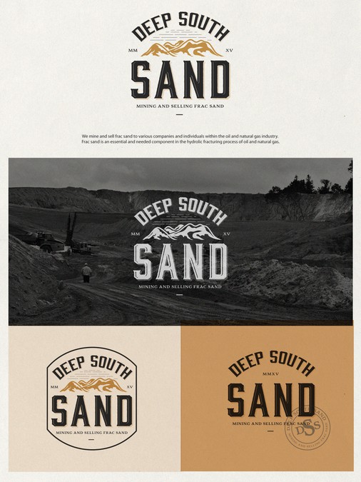 Create a classic professional logo for Deep South Sand | Logo design ...