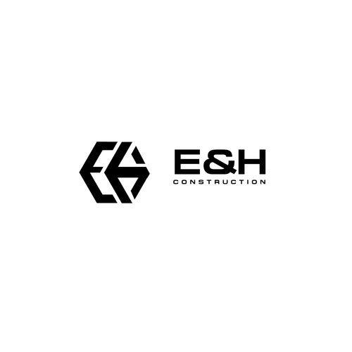 I'm looking for a great vintage, stately construction logo for E & H ...
