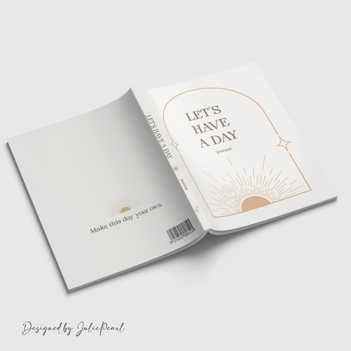 Designs | Minimalistic pinterest vibe for a self help journal cover ...
