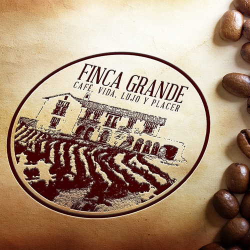 *Crear un logotipo cautivador con estilo de diseño vintage de una finca ...