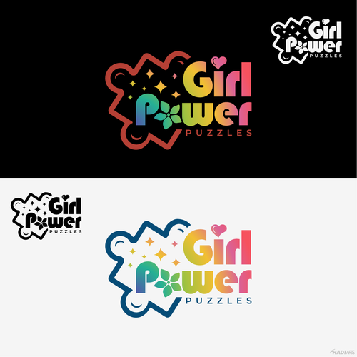 Designs | Badass jigsaw puzzles for hip 40 year olds | Logo design contest