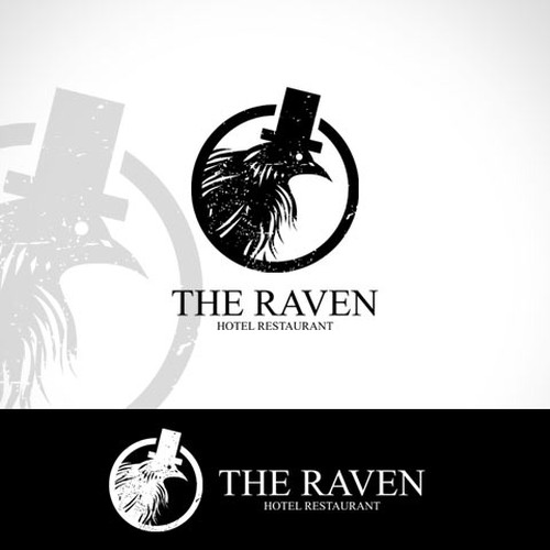 Create a iconic logo of a Raven for a Hotel | Logo design contest